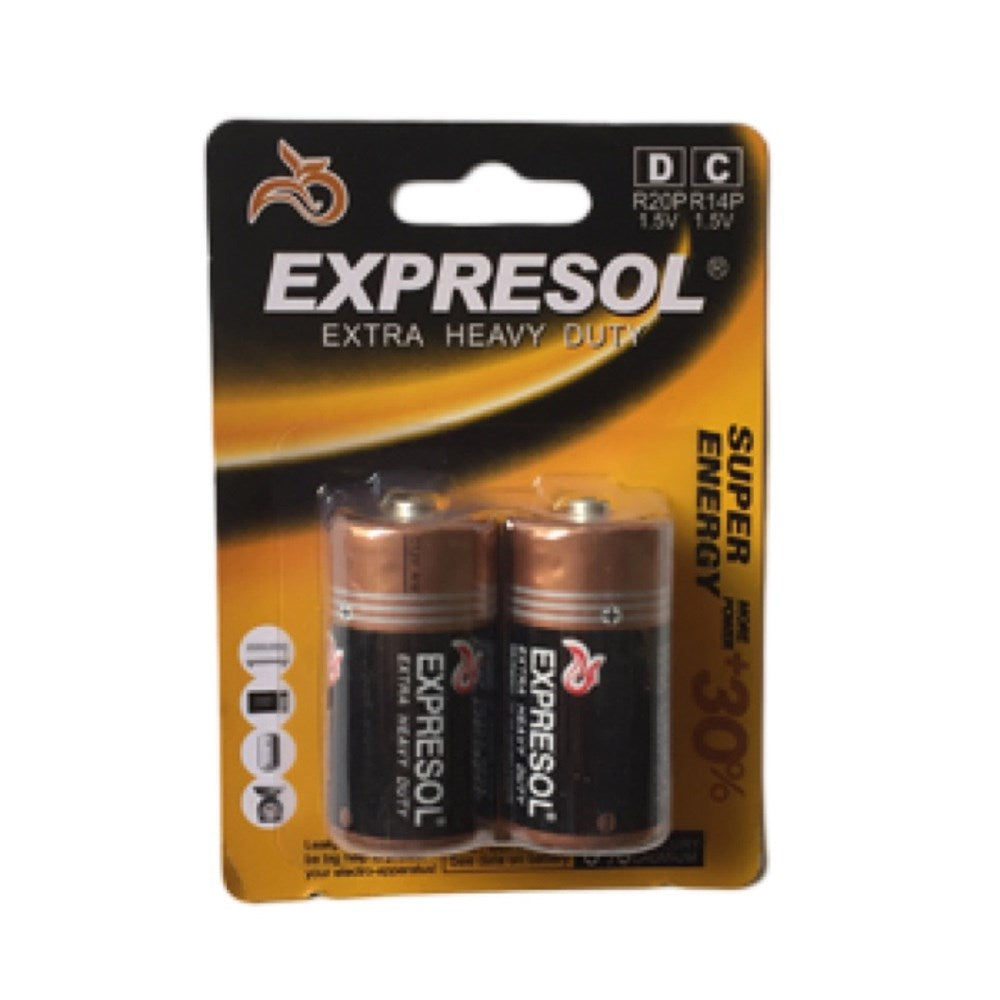 Battery Heavy Duty D Size 2 pack – Val's Wholesale