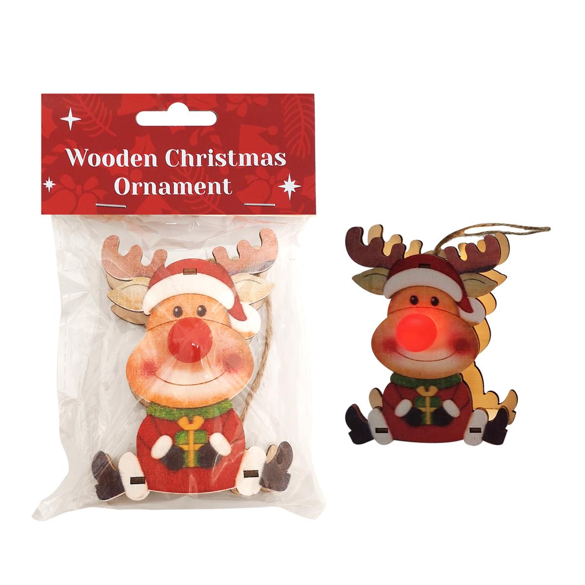 Xmas Light-Up Rudolph Nose Ornament – Val's Wholesale