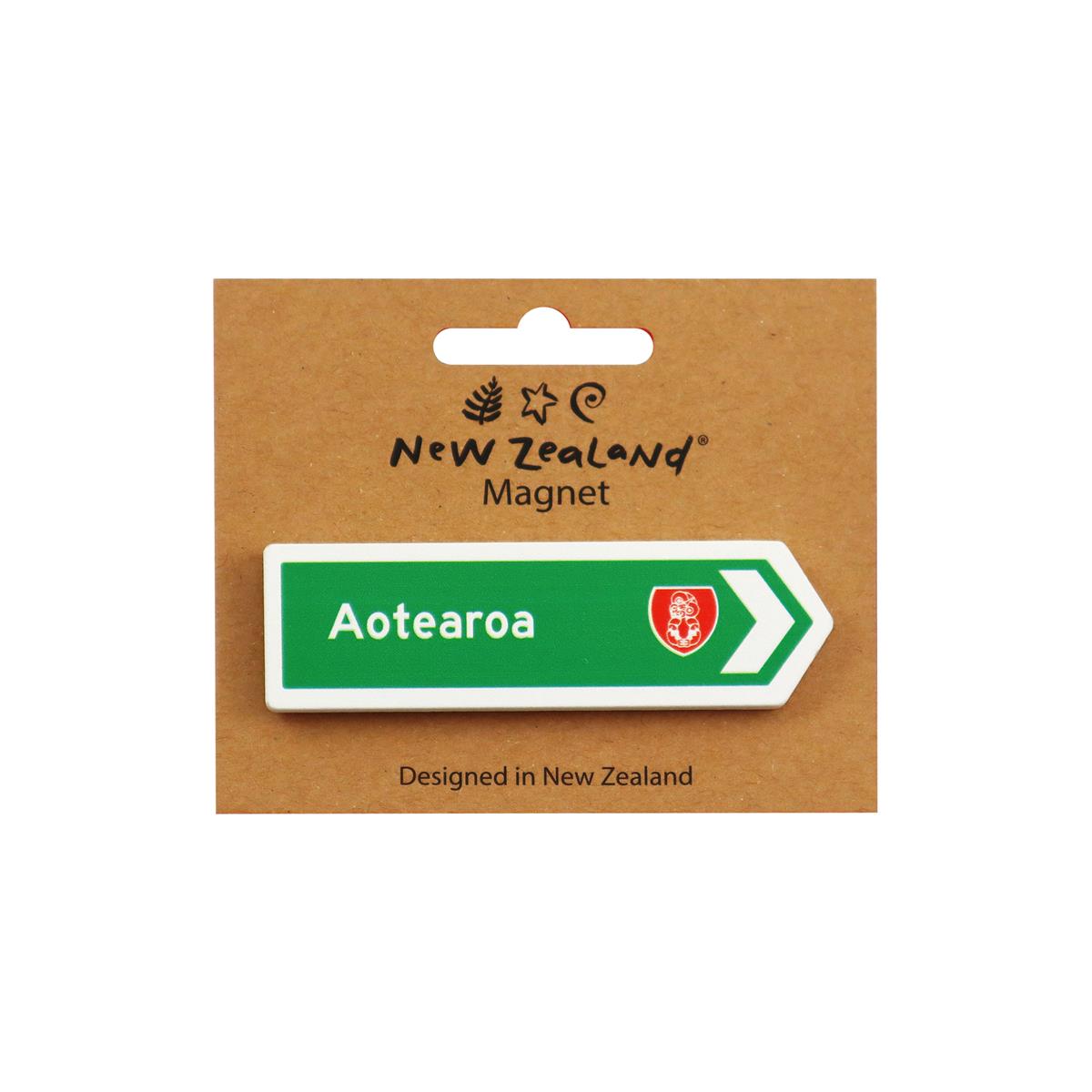 Magnet NZ Road Sign Aotearoa – Val's Wholesale