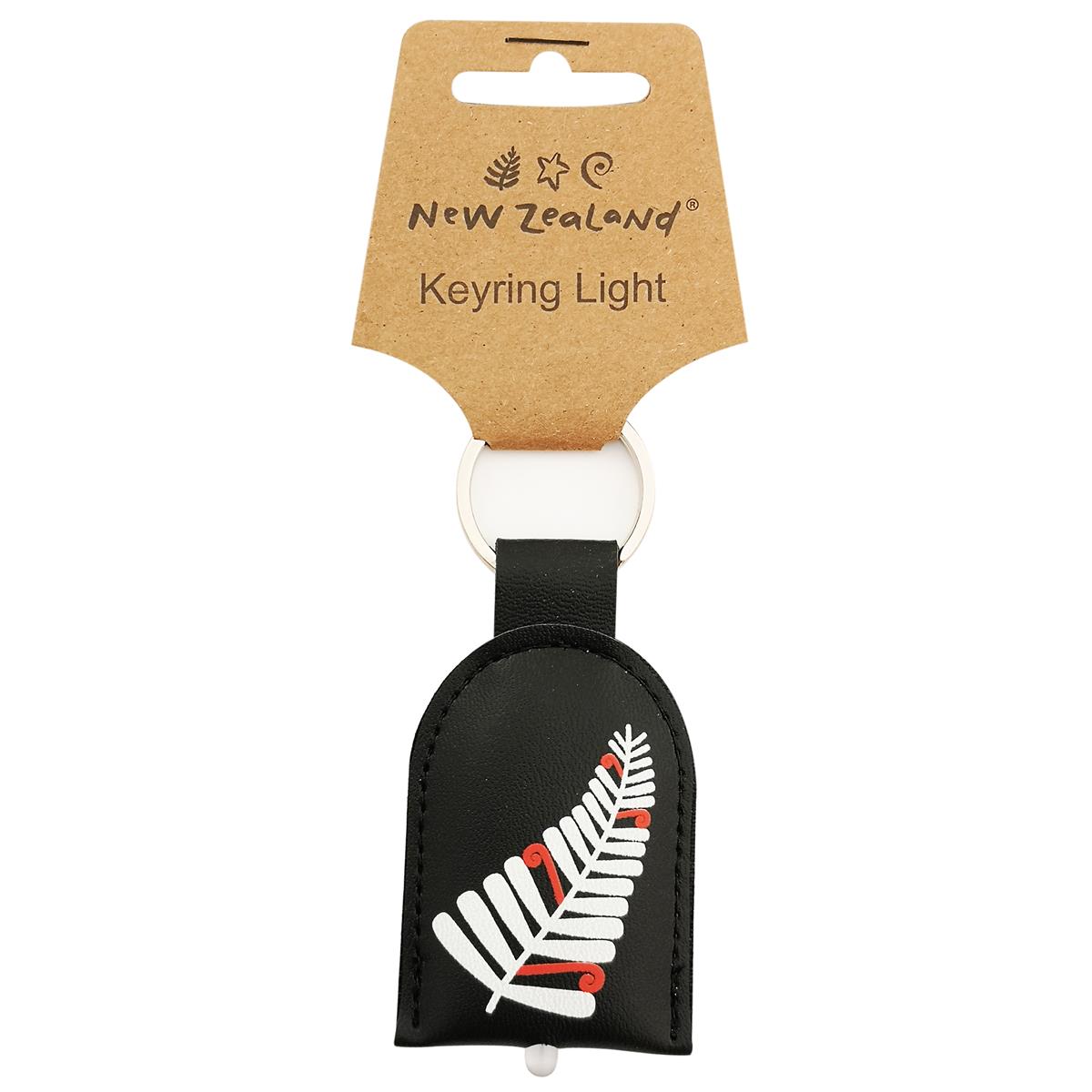 Keyring w/Light NZ Fern – Val's Wholesale